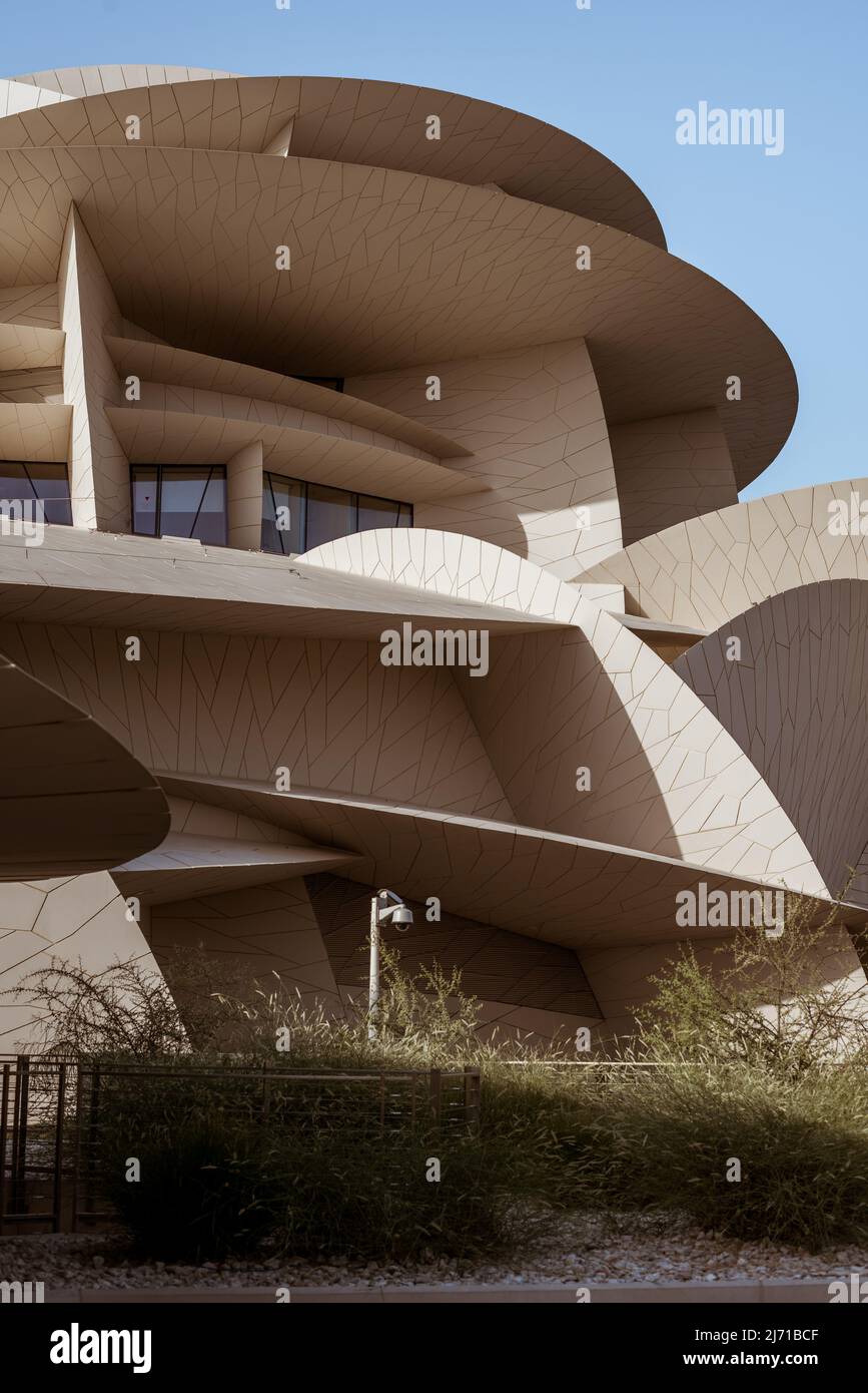National Museum of Qatar, designed by French architect Jean Nouvel ...