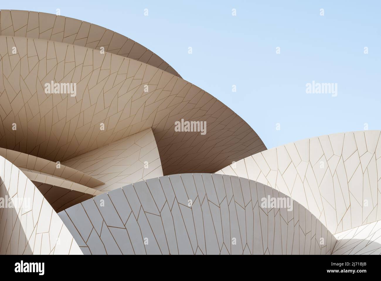 National Museum of Qatar, designed by French architect Jean Nouvel ...