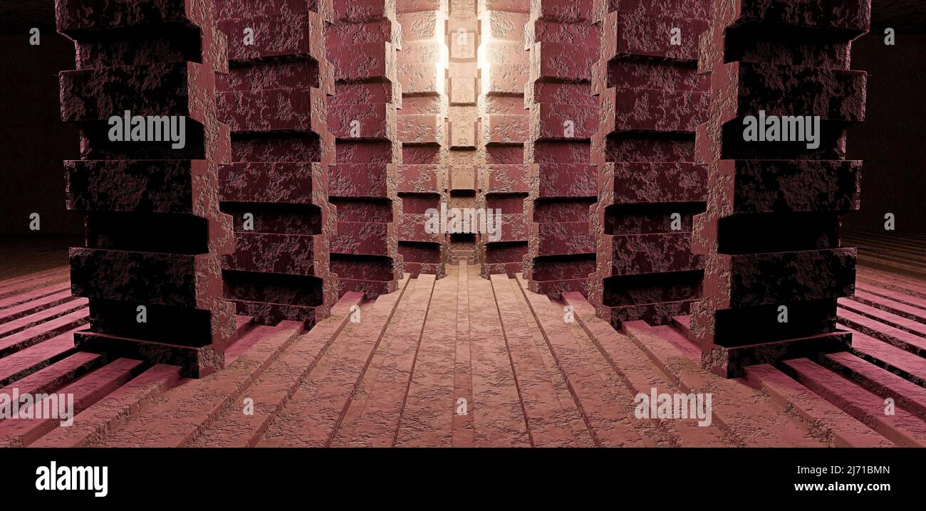 OuterSpace Asphalt Floor Studio Room Showroom Copper Brown Beige ...