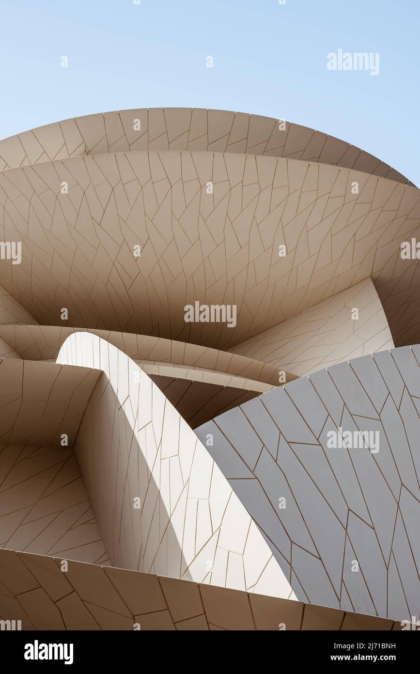 National Museum of Qatar, designed by French architect Jean Nouvel ...