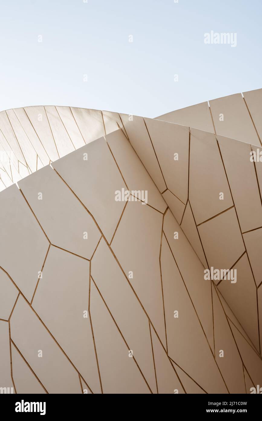 National Museum of Qatar, designed by French architect Jean Nouvel ...