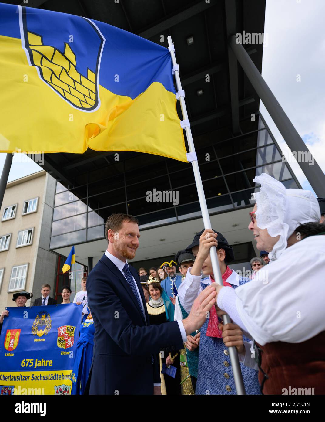 Upper lusatia flag hi-res stock photography and images - Alamy