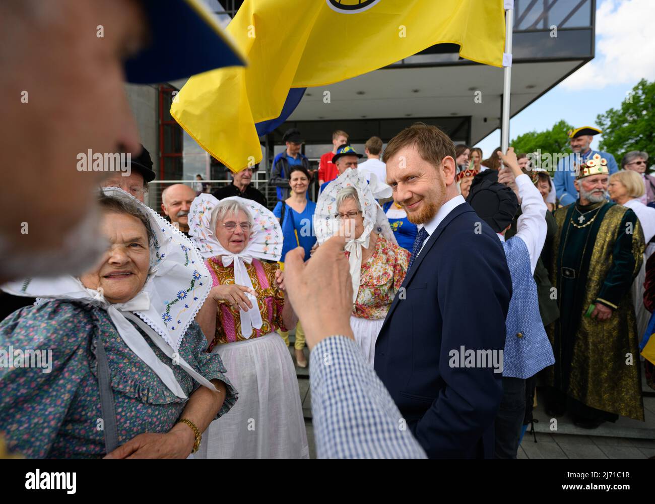 Upper lusatia flag hi-res stock photography and images - Alamy