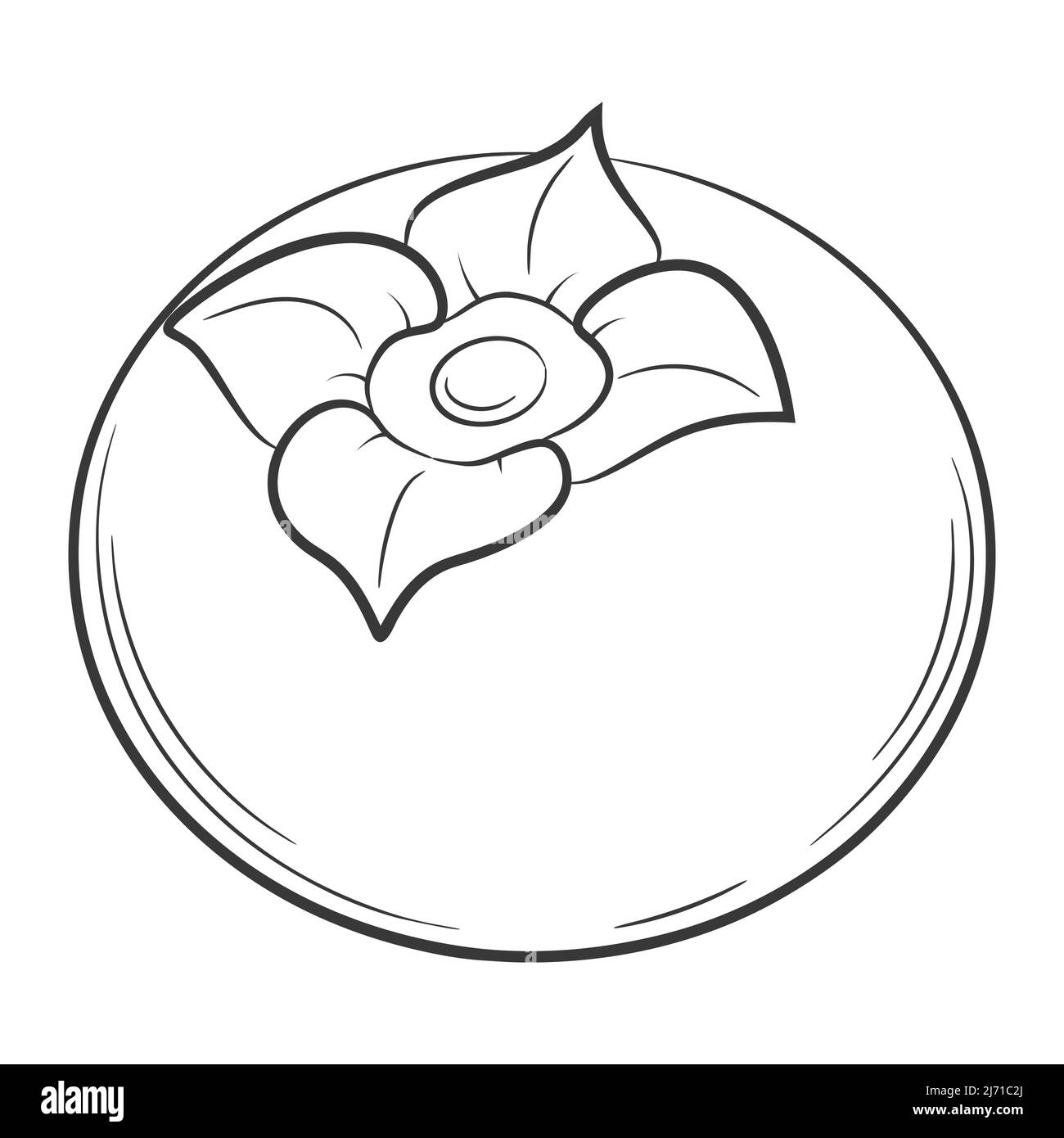 Persimmon clipart Stock Vector Images - Alamy