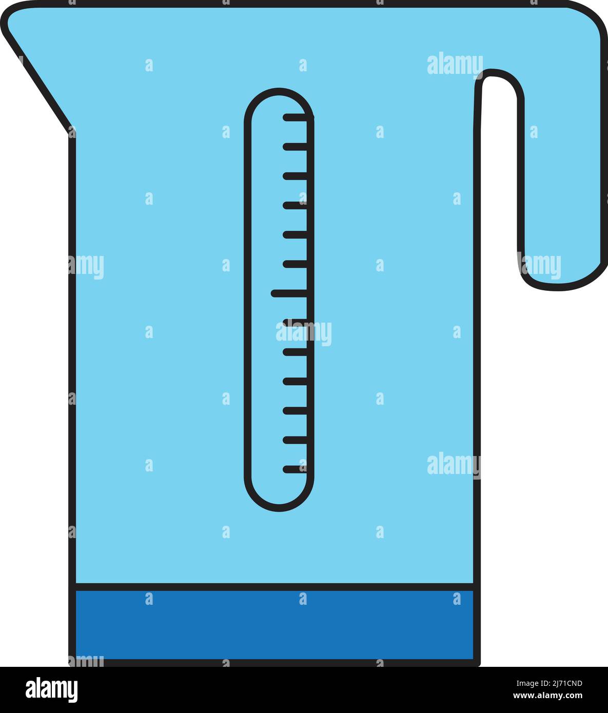 vector scale mug or jug or jar. with white background Stock Vector ...