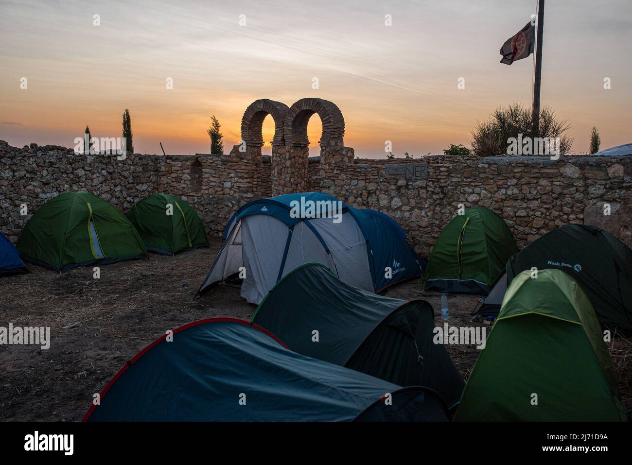 At night, many pagans camps can seen around the temple. The summer ...
