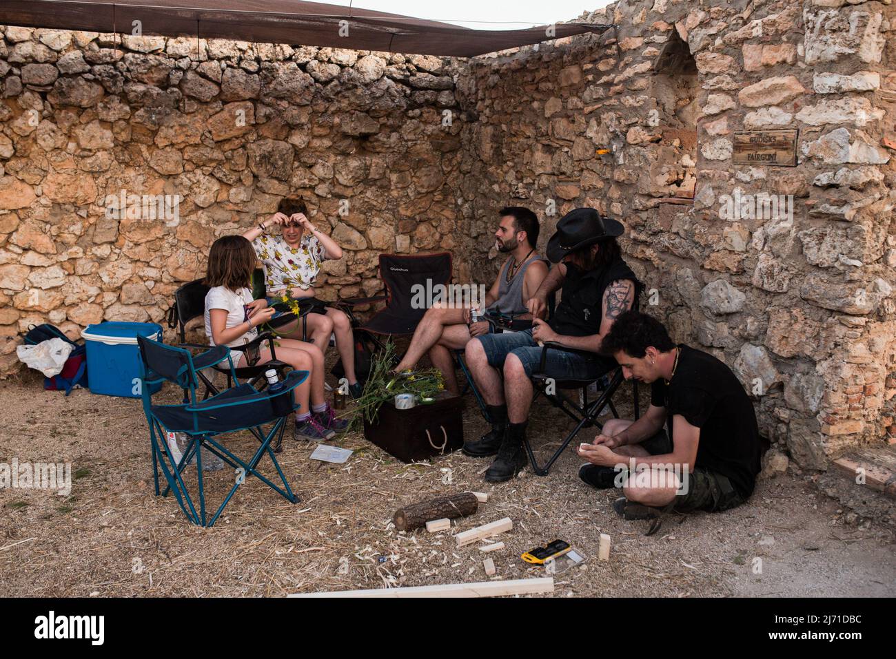 Some members of the community during one of the meetings at the Odinist ...