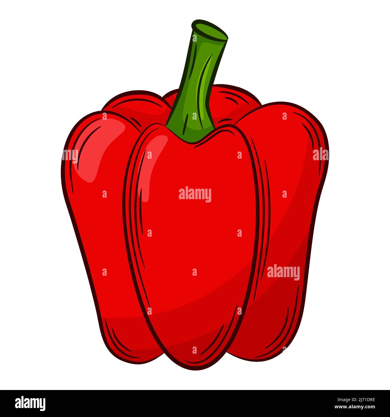 Black white cartoon illustration pepper hi-res stock photography and ...