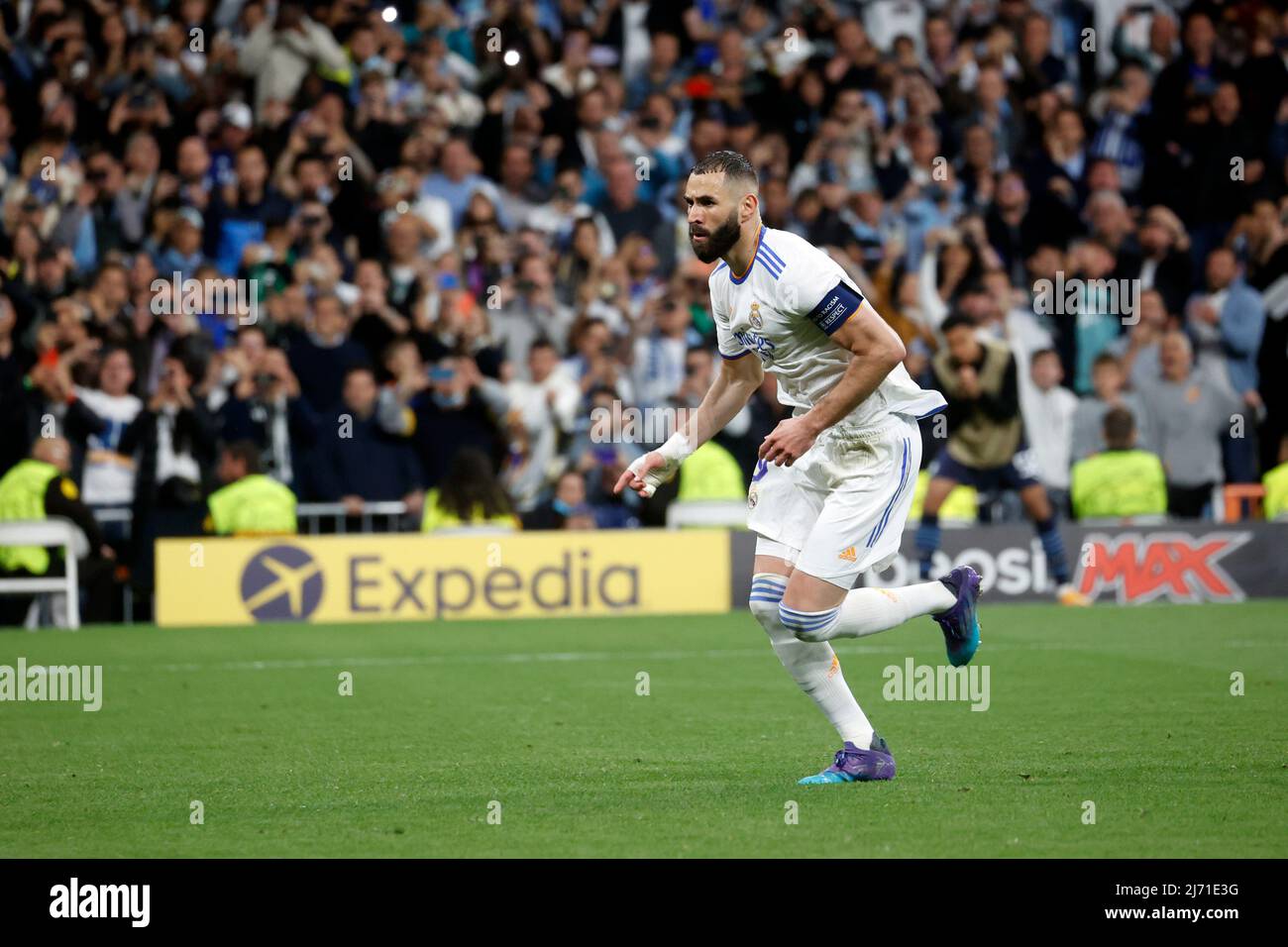 Real MadridÕs Karim Benzema goal during Champions League semifinal 2nd ...