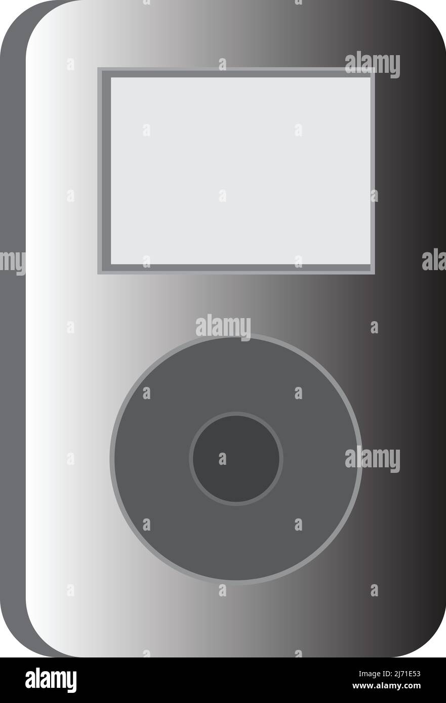 Computer music player list Stock Vector Images - Alamy