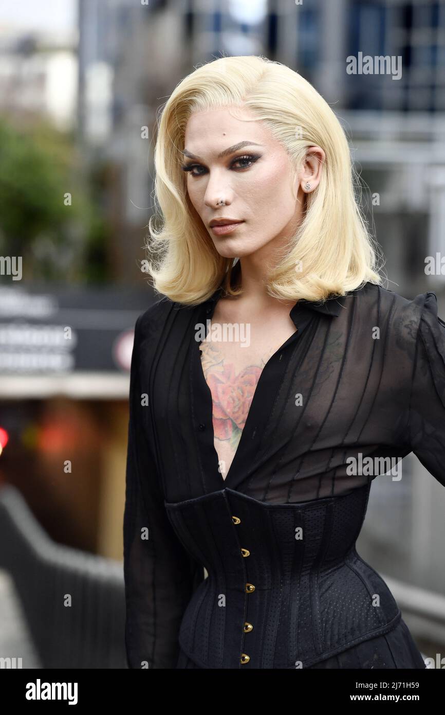 Miss Fame - Streetstyle at Paris Fashion Week 2022 - France Stock Photo ...