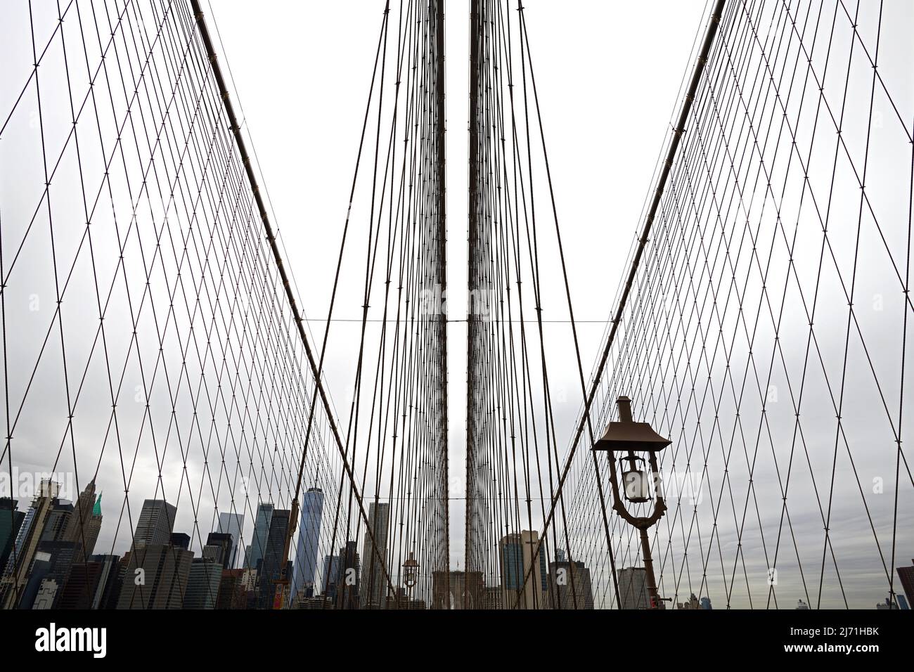 New york city cable roads hi-res stock photography and images - Alamy