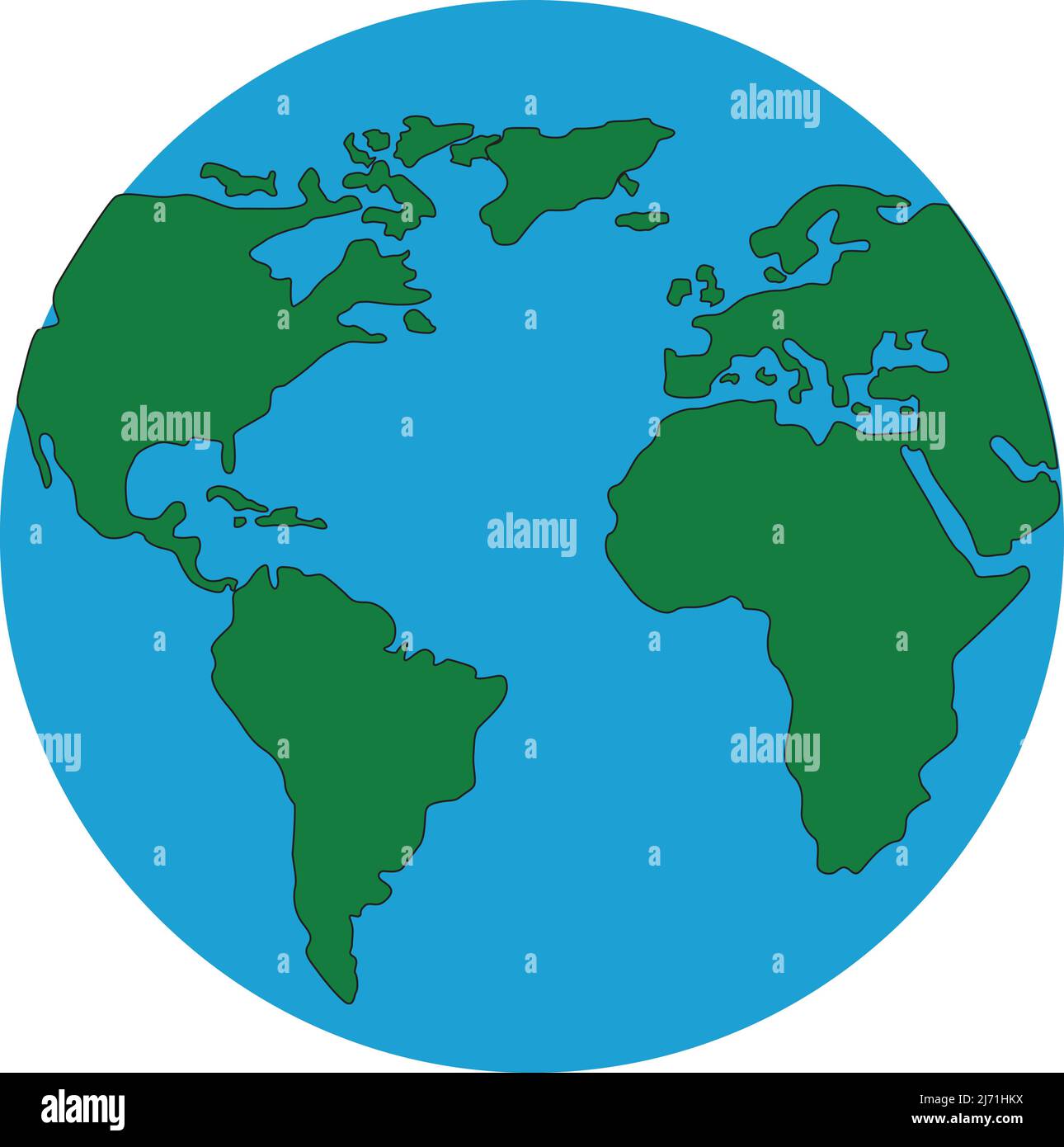 Map of globe hi-res stock photography and images - Alamy