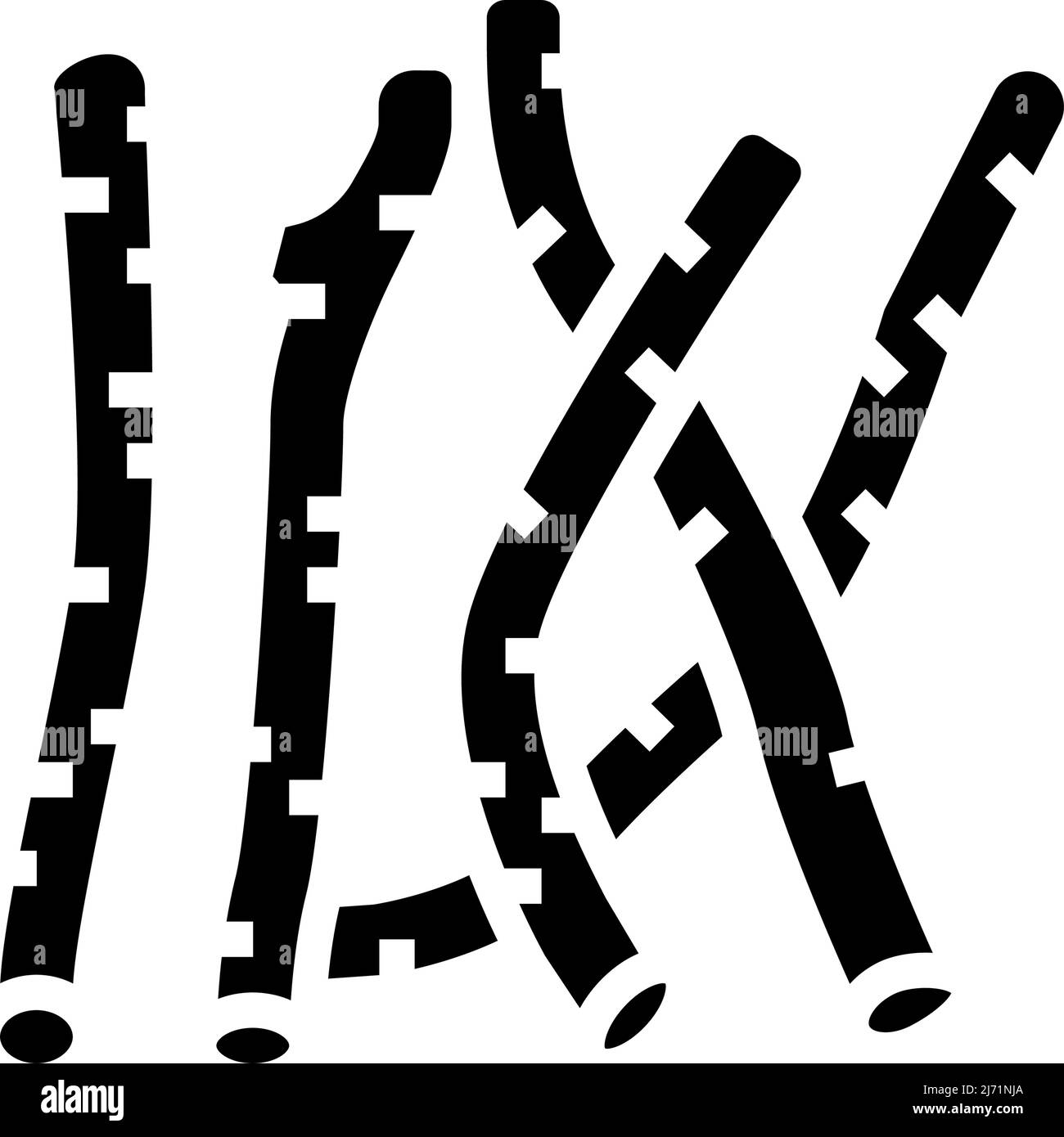 licorice plant glyph icon vector illustration Stock Vector Image & Art ...