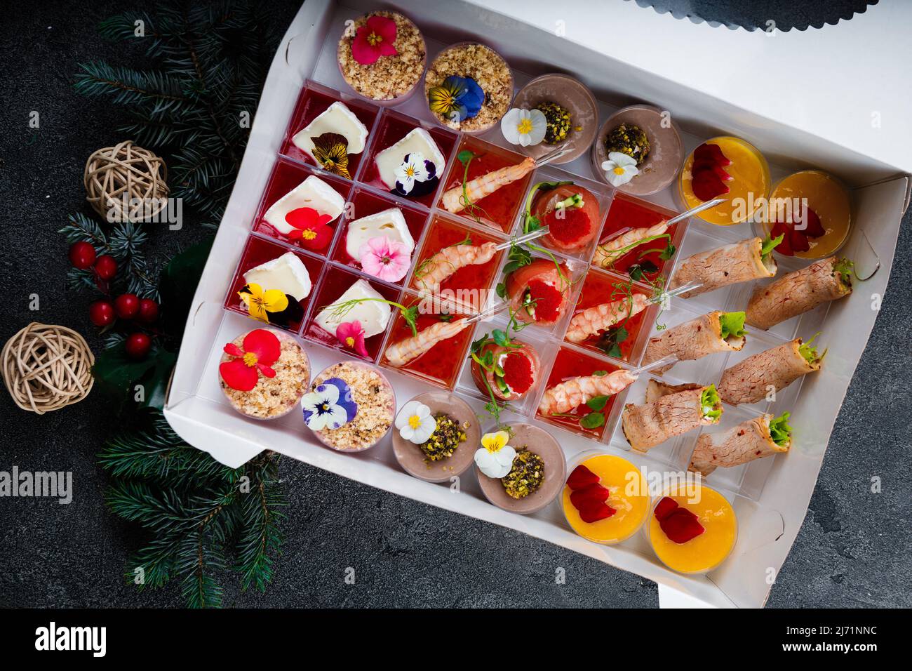 Catering for events. Buffet snacks Stock Photo - Alamy