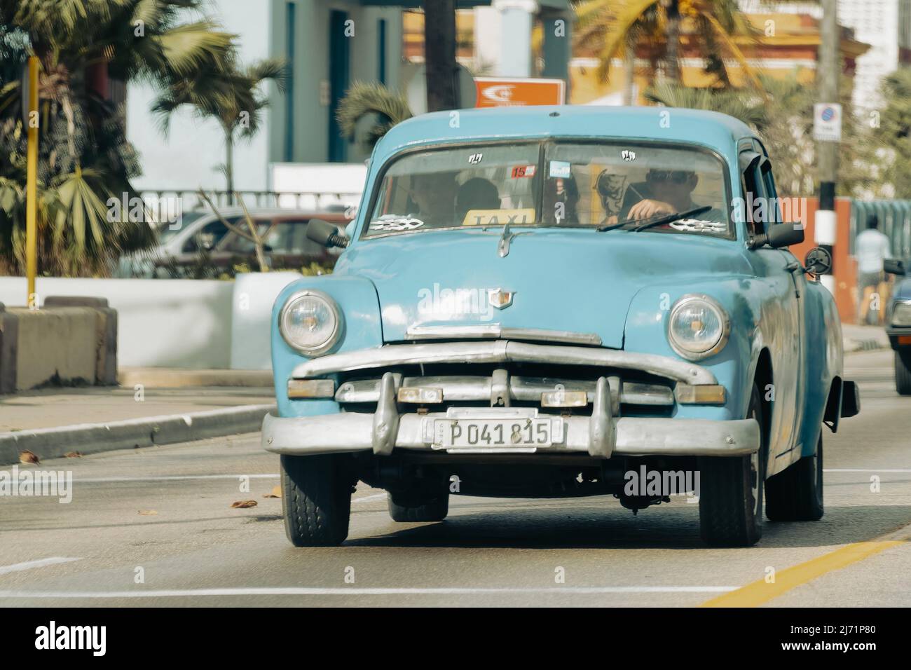 Old transportation vehicle in Cuba Stock Photo - Alamy