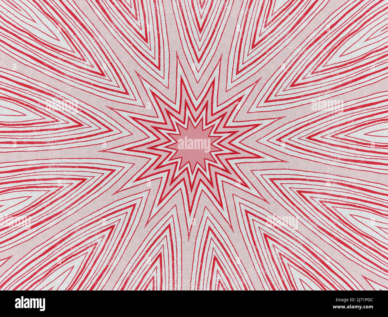 Abstract geometric shapes and distorted lines illustration Stock Photo ...