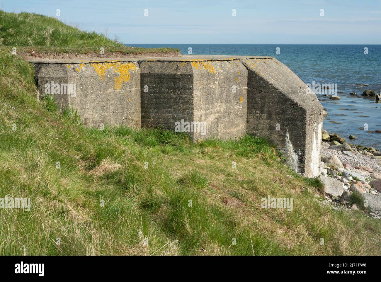 Concrete bunker in a more than 500 km long defensive line with 1063 ...