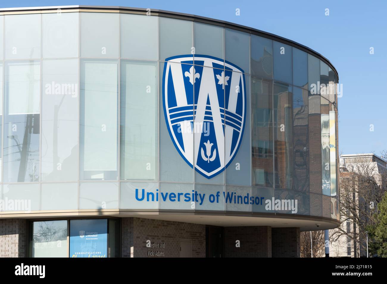 Windsor, Ontario, Canada - December 26, 2021: University of Windsor ...