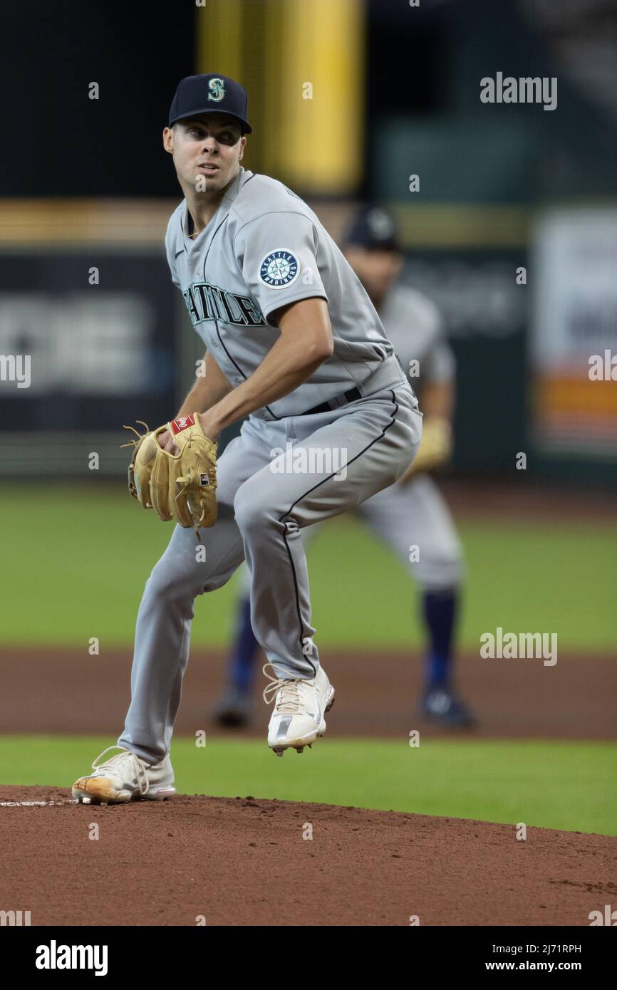 Seattle Mariners starting pitcher Matt Brash (47) in the bottom of ...