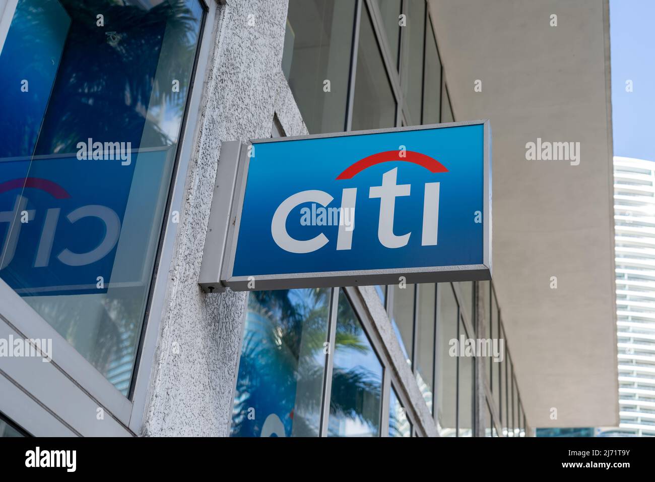 Citibank branch sign hi-res stock photography and images - Alamy