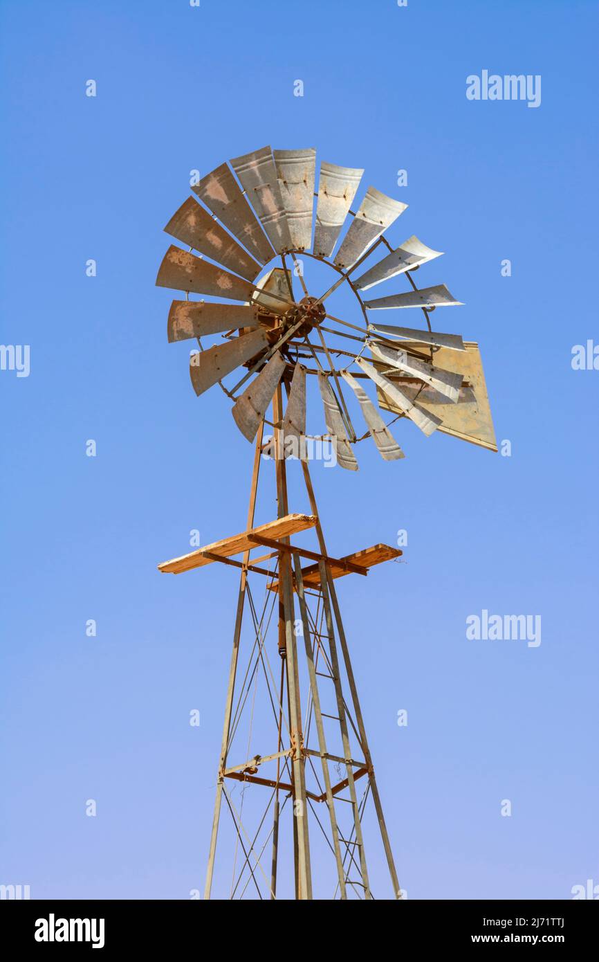 Wind turbine (windmill) used for extracting groundwater from ...
