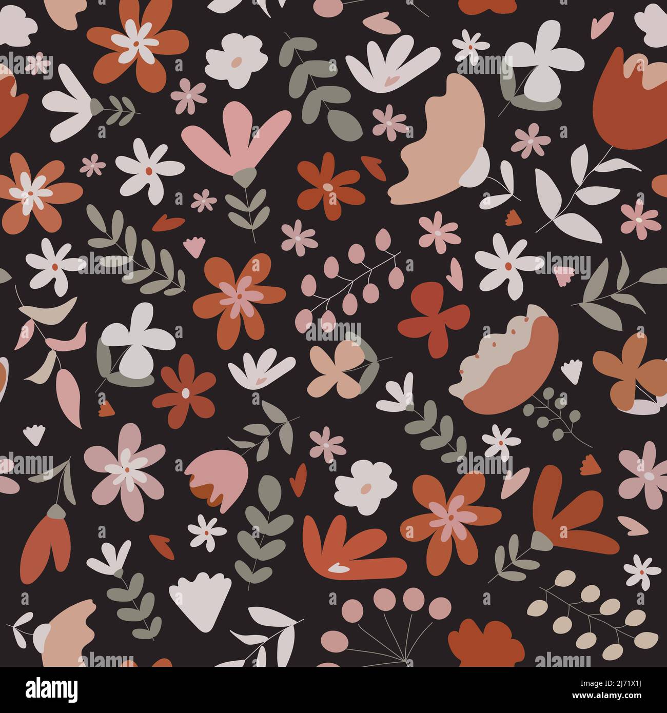 Floral spring paintings Stock Vector Image & Art - Alamy