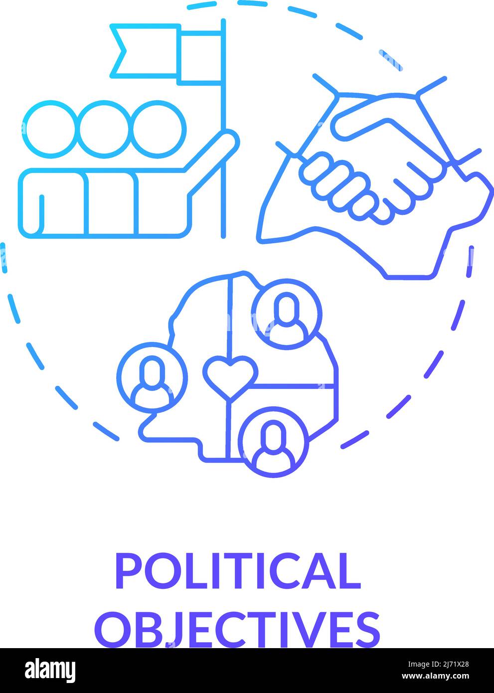 Political objectives blue gradient concept icon Stock Vector Image ... Political objectives blue gradient concept icon Stock Vector Image ...