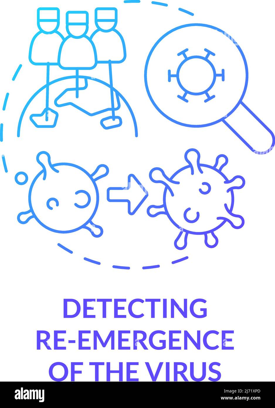 Detecting covid Stock Vector Images - Alamy