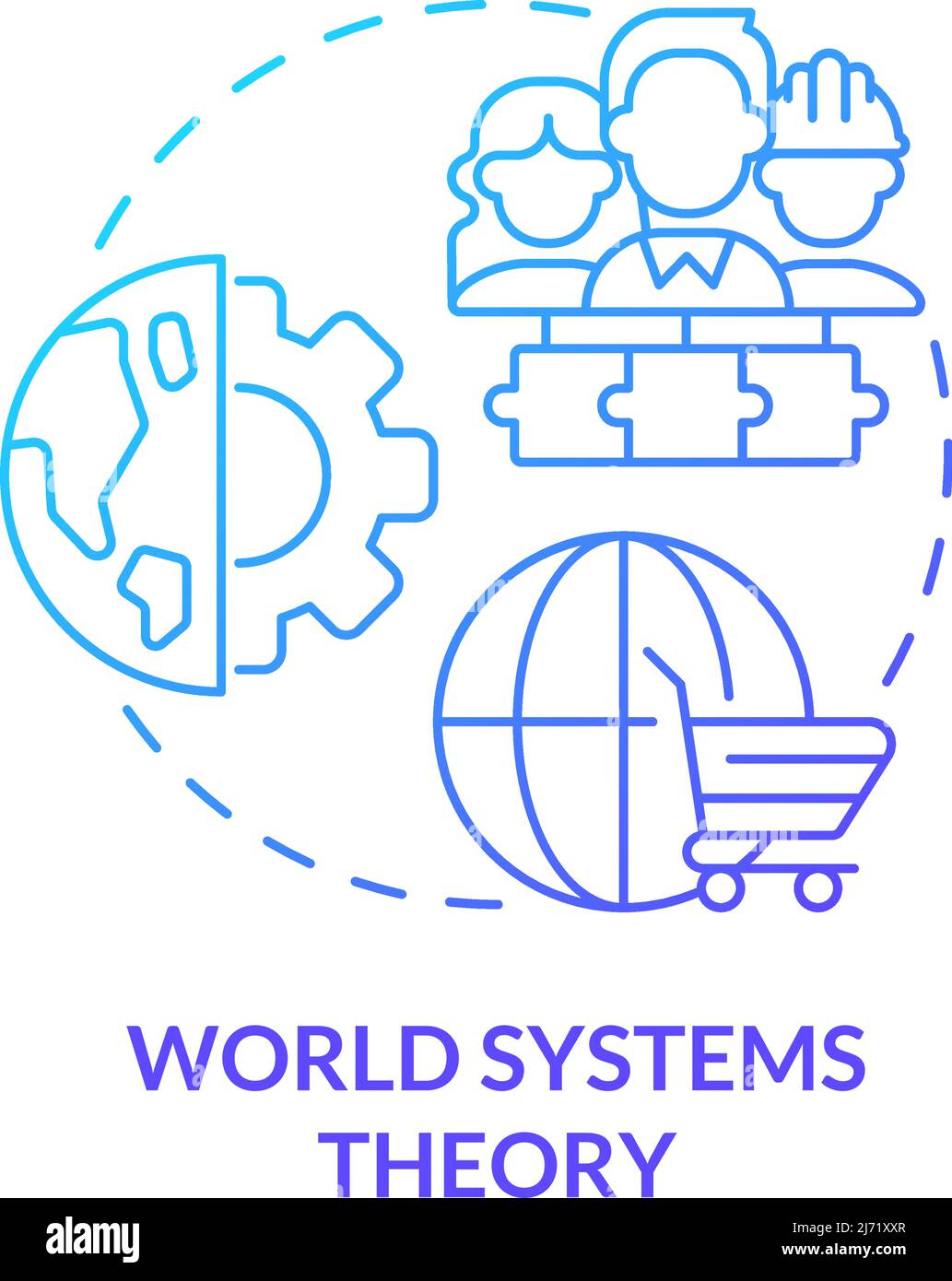 World systems theory blue gradient concept icon Stock Vector Image ... World systems theory blue gradient concept icon Stock Vector Image ...