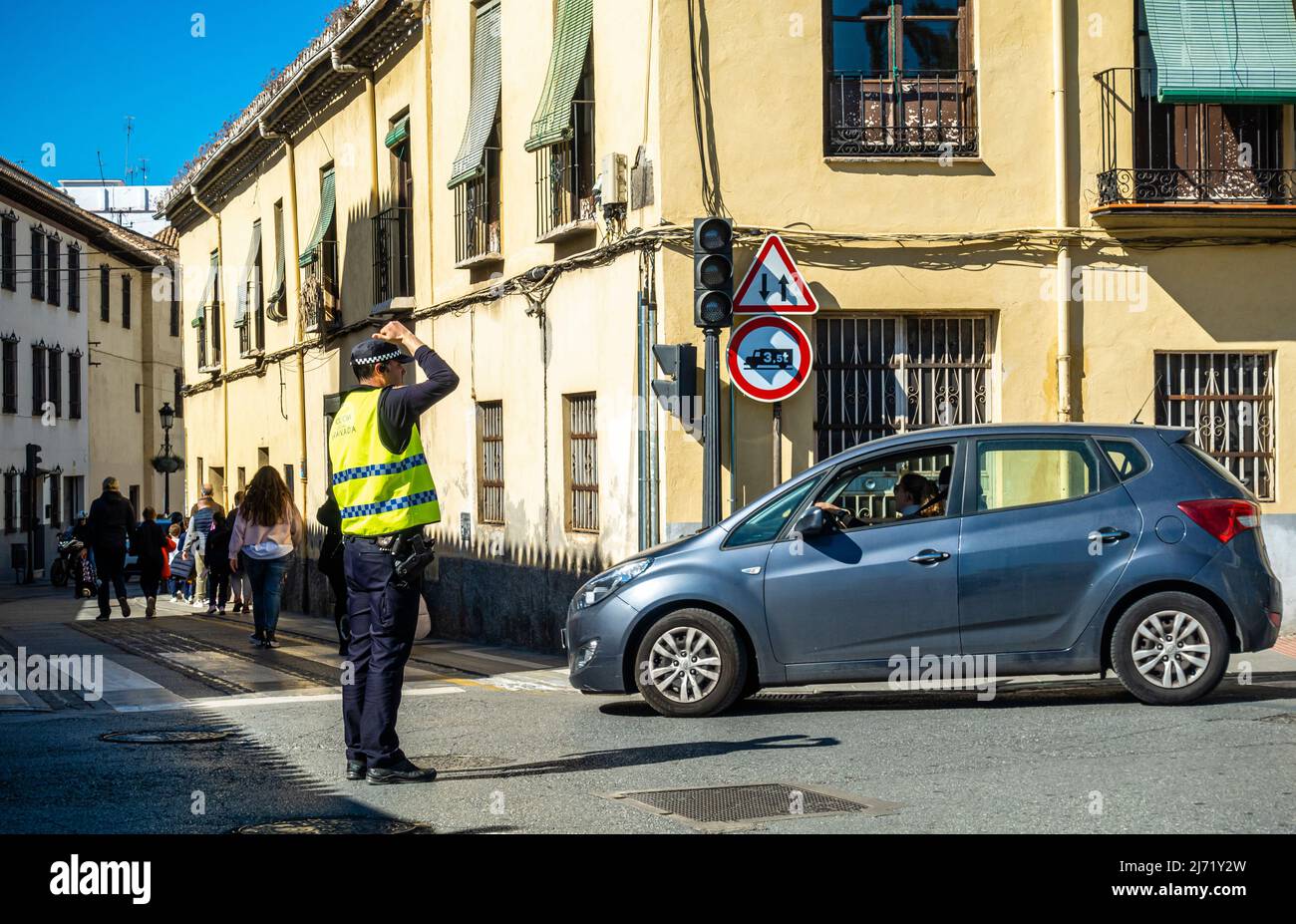 Spanish traffic police old hi-res stock photography and images - Alamy