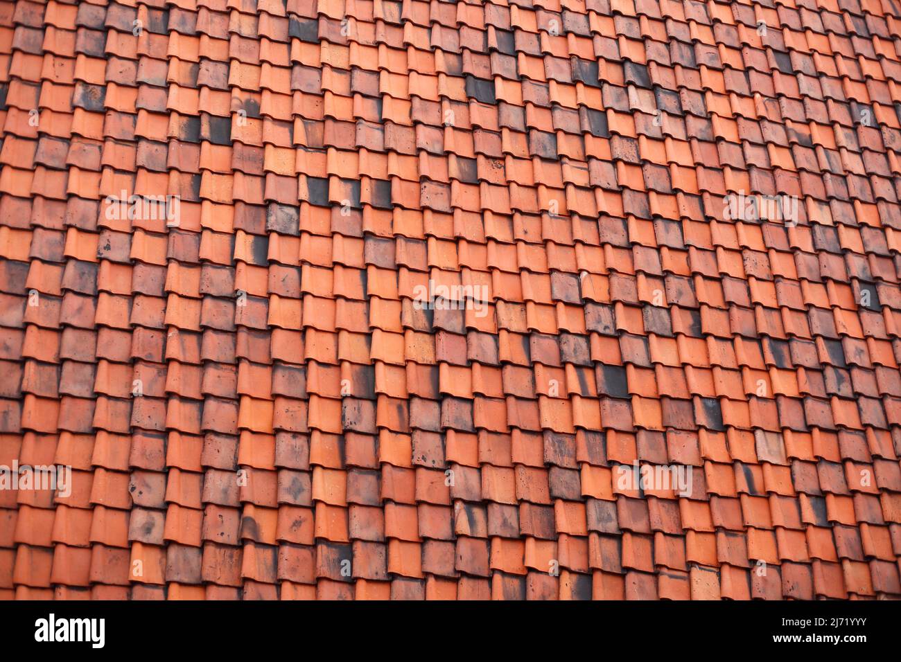 Old german red tile roof hi-res stock photography and images - Alamy