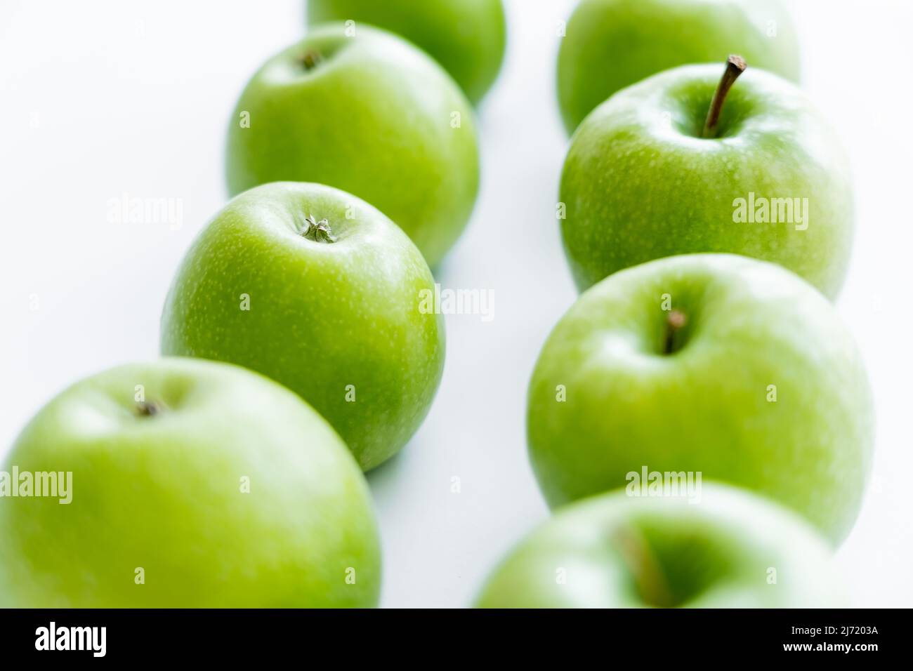 Fresh apples on white hi-res stock photography and images - Alamy