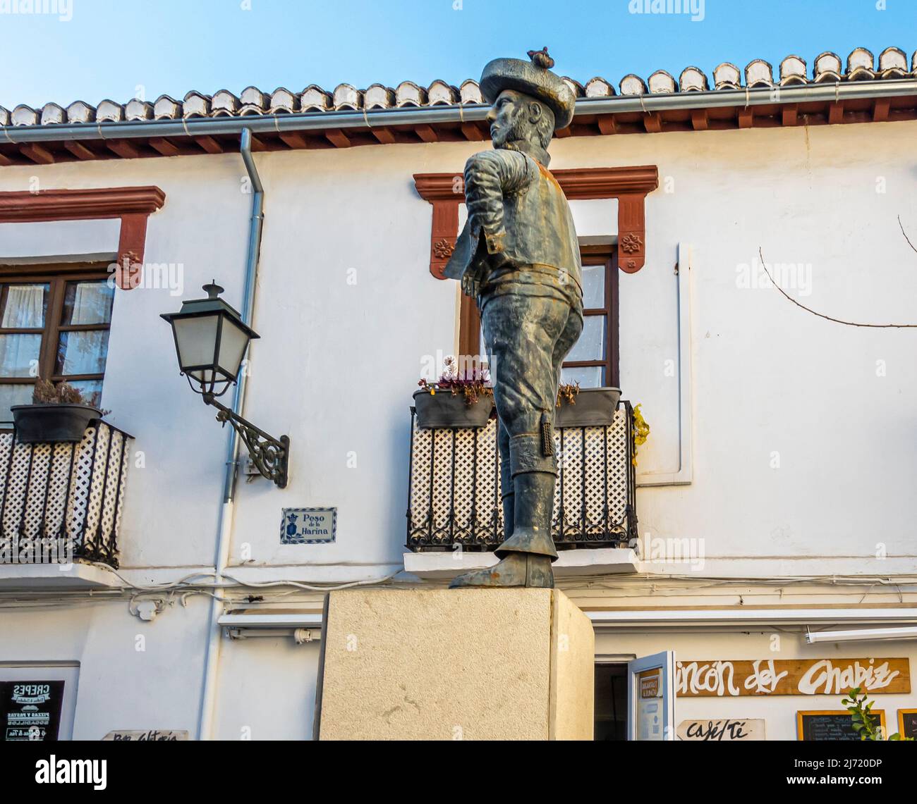 Statue of Mariano Fernandez, or Chorrojumo statue, the King of the ...