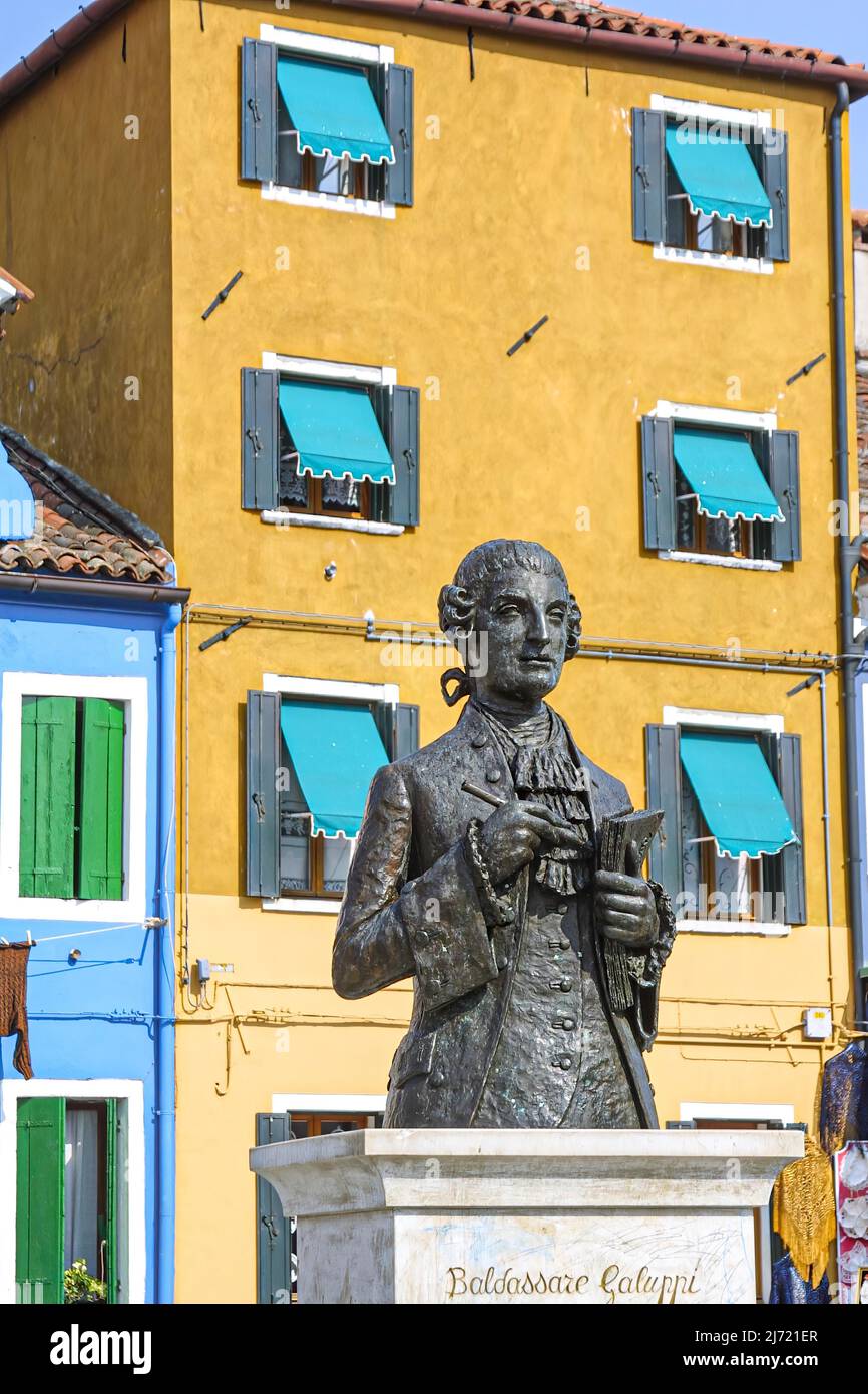 Baldassare galuppi statue hi-res stock photography and images - Alamy