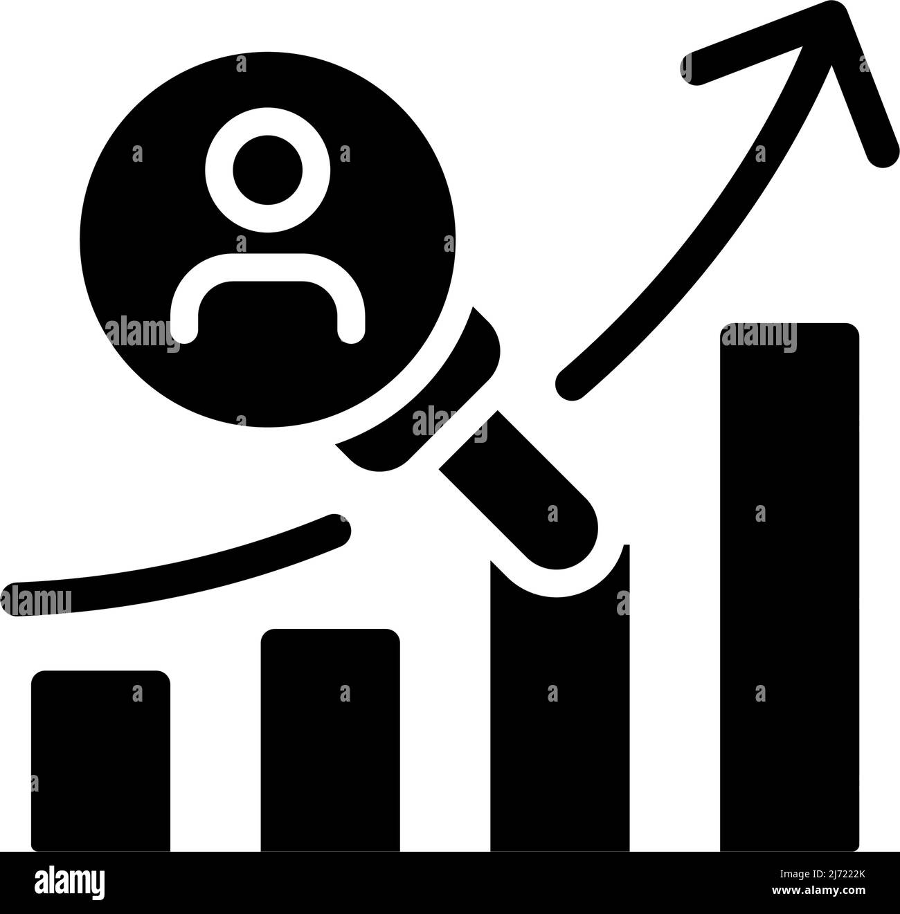 Customer research black glyph icon Stock Vector Image & Art - Alamy