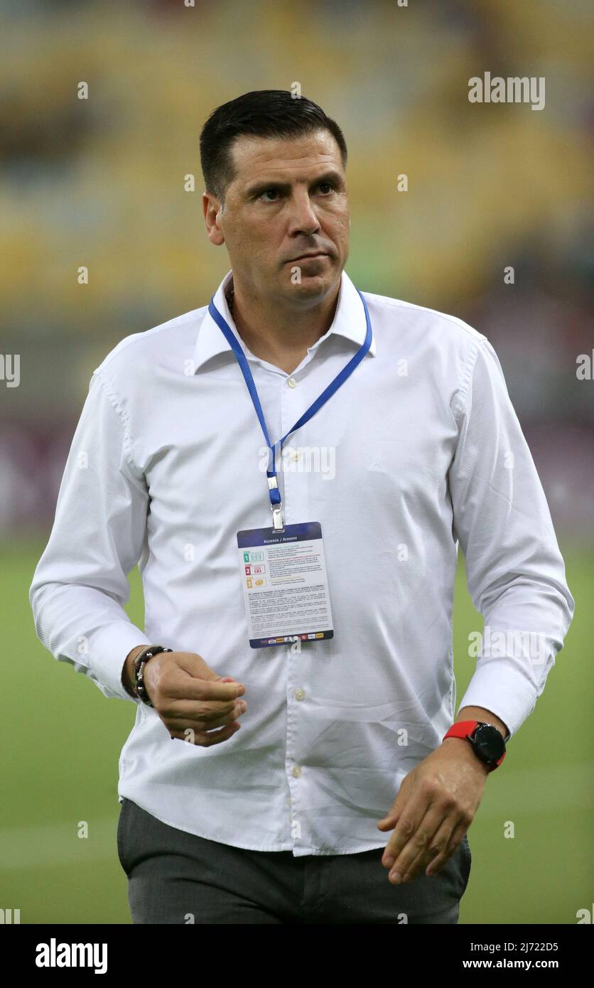 RIO DE JANEIRO, BRAZIL - MAY 04: Juan Cruz Real head coach of Junior ...