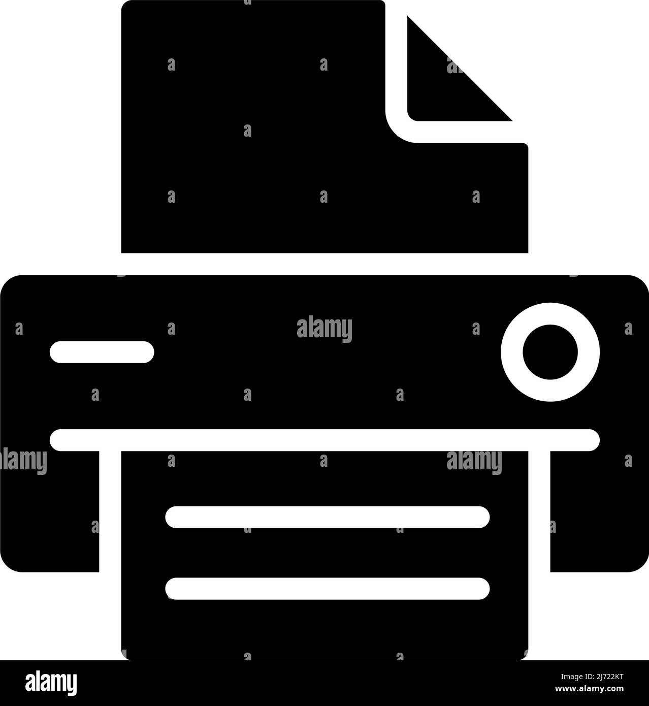 Printer clipart Black and White Stock Photos & Images - Alamy
