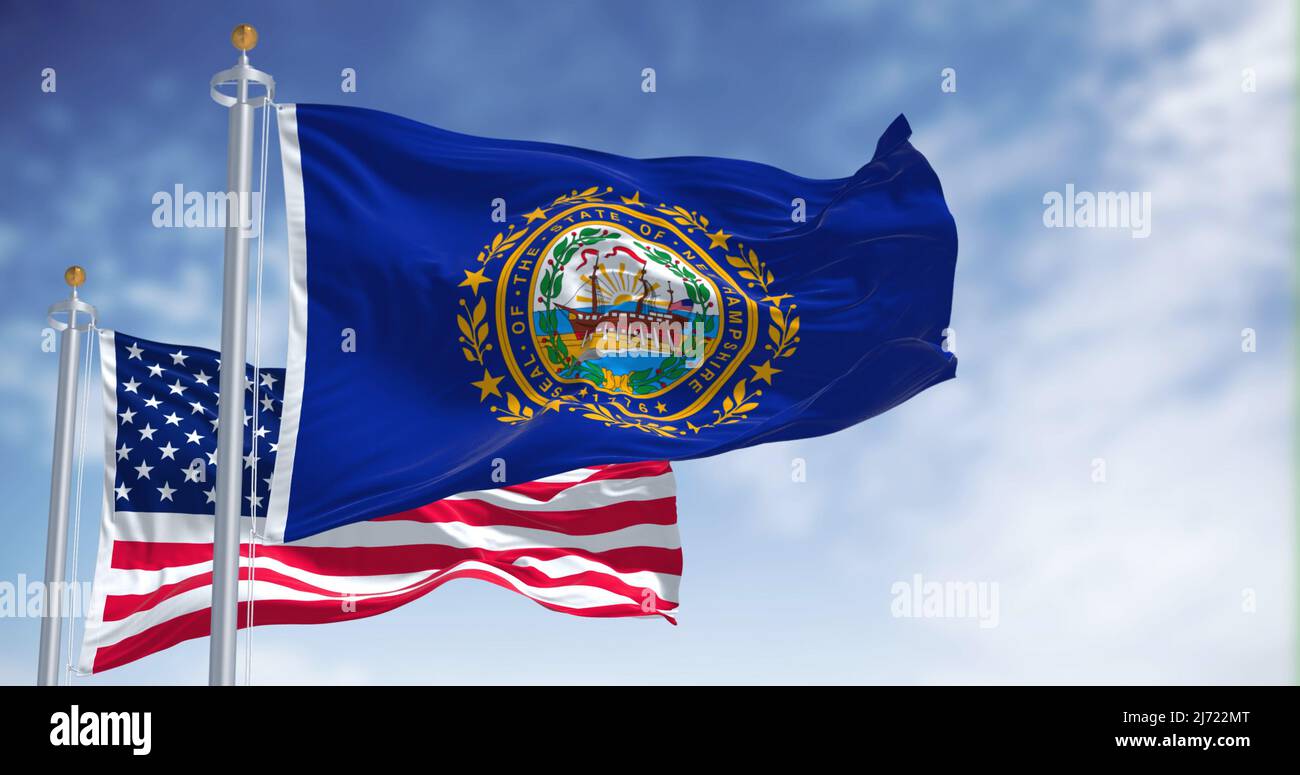 New hampshire state flag hi-res stock photography and images - Alamy