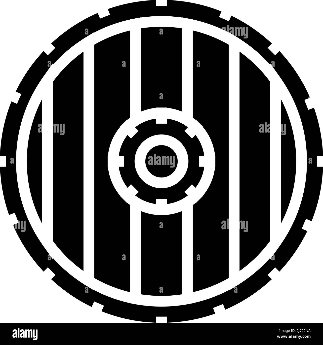 shield medieval glyph icon vector illustration Stock Vector Image & Art ...