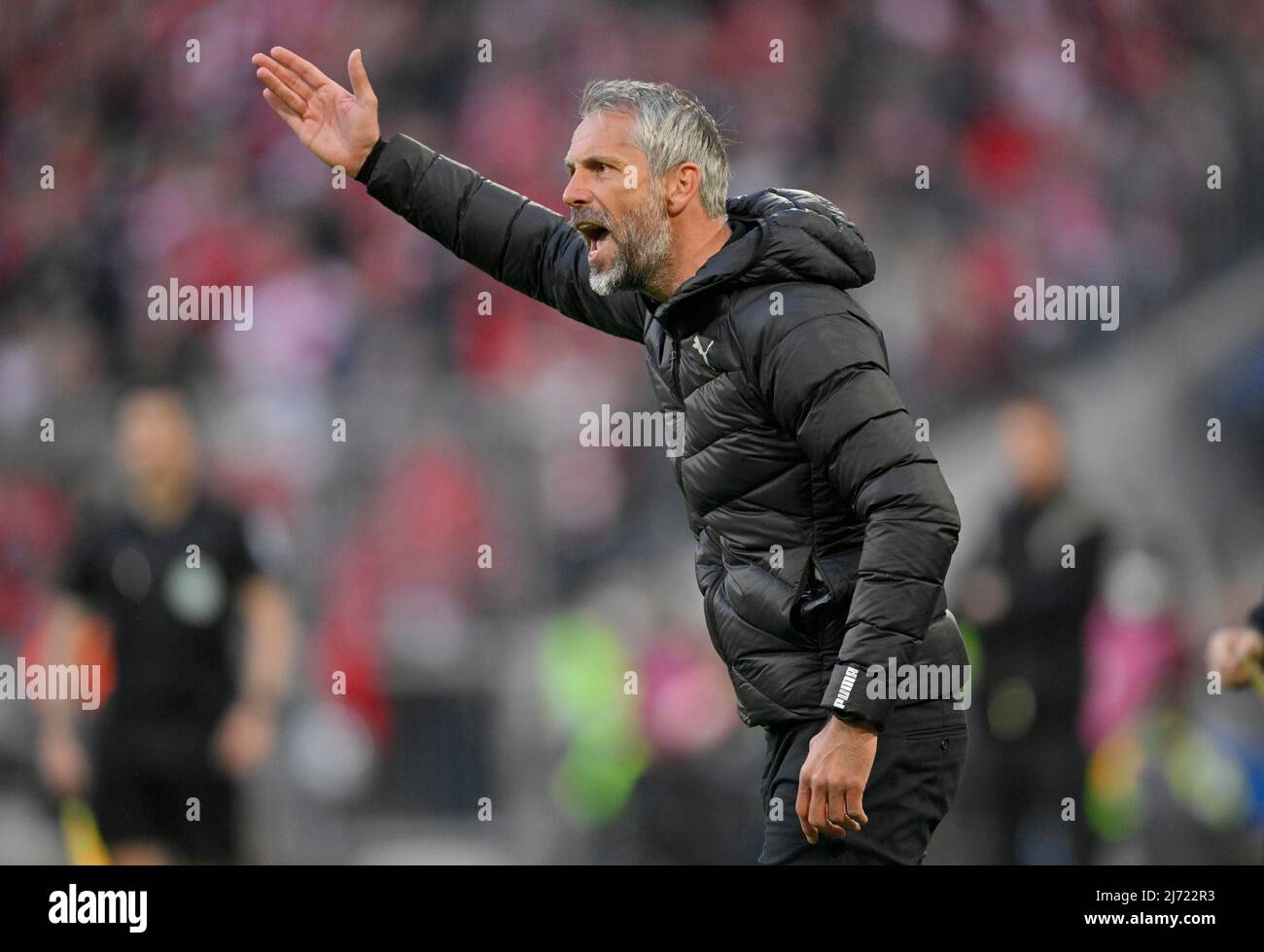 Trainer Coach Marco Rose Borussia Dortmund 09 BVB, Gestik Geste am ...