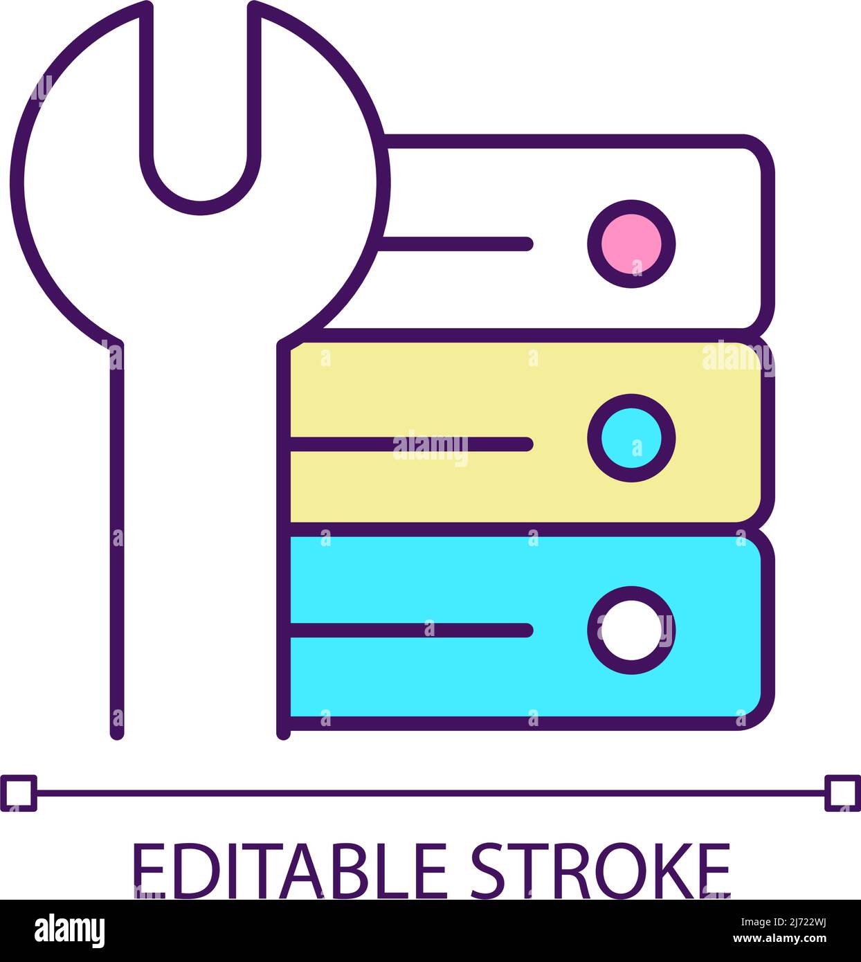 Processing Large Amount Of Data RGB Color Icon Stock Vector Image Art processing-large-amount-of-data-rgb-color-icon-stock-vector-image-art