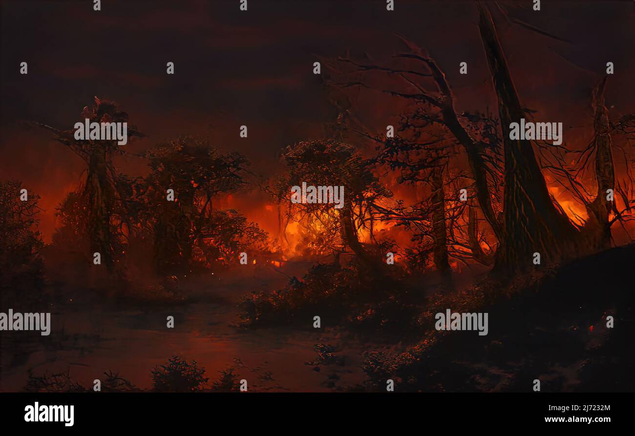 Bushfire spread hi-res stock photography and images - Alamy