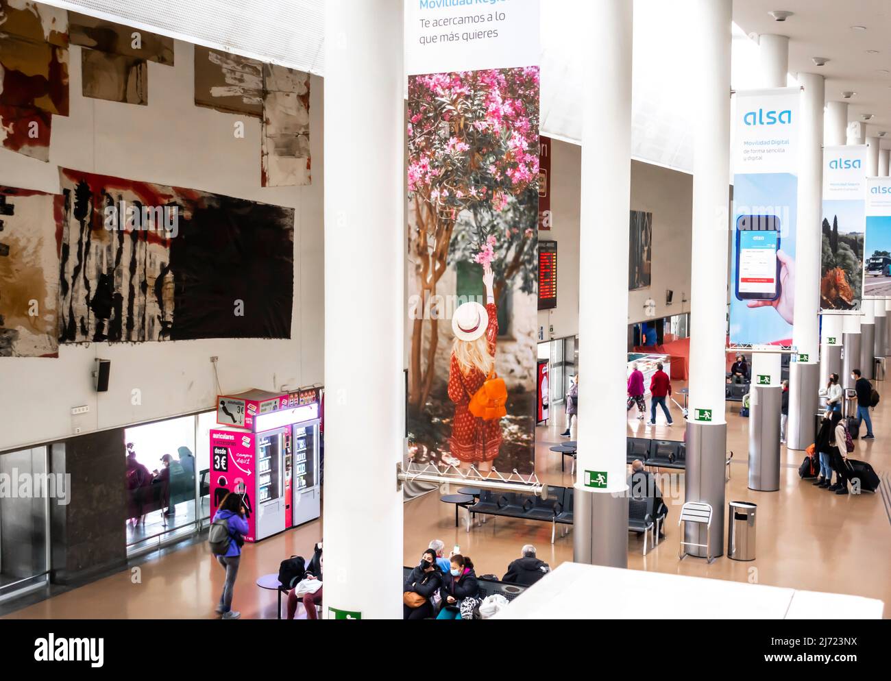 Bus station interior hi-res stock photography and images - Alamy