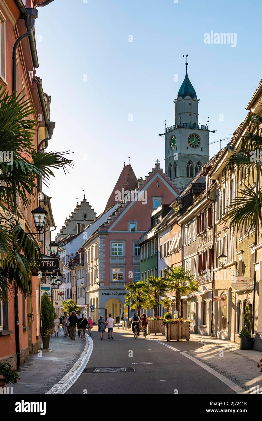 Geschaefte in der Muensterstrasse, Hotel, Muenster, Ueberlingen ...