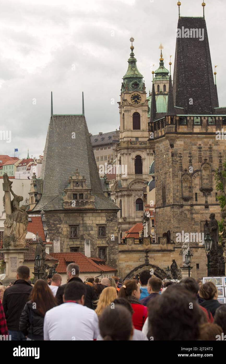 Prague, Czechia - 2016: Prague is a magnificent capital capable of ...