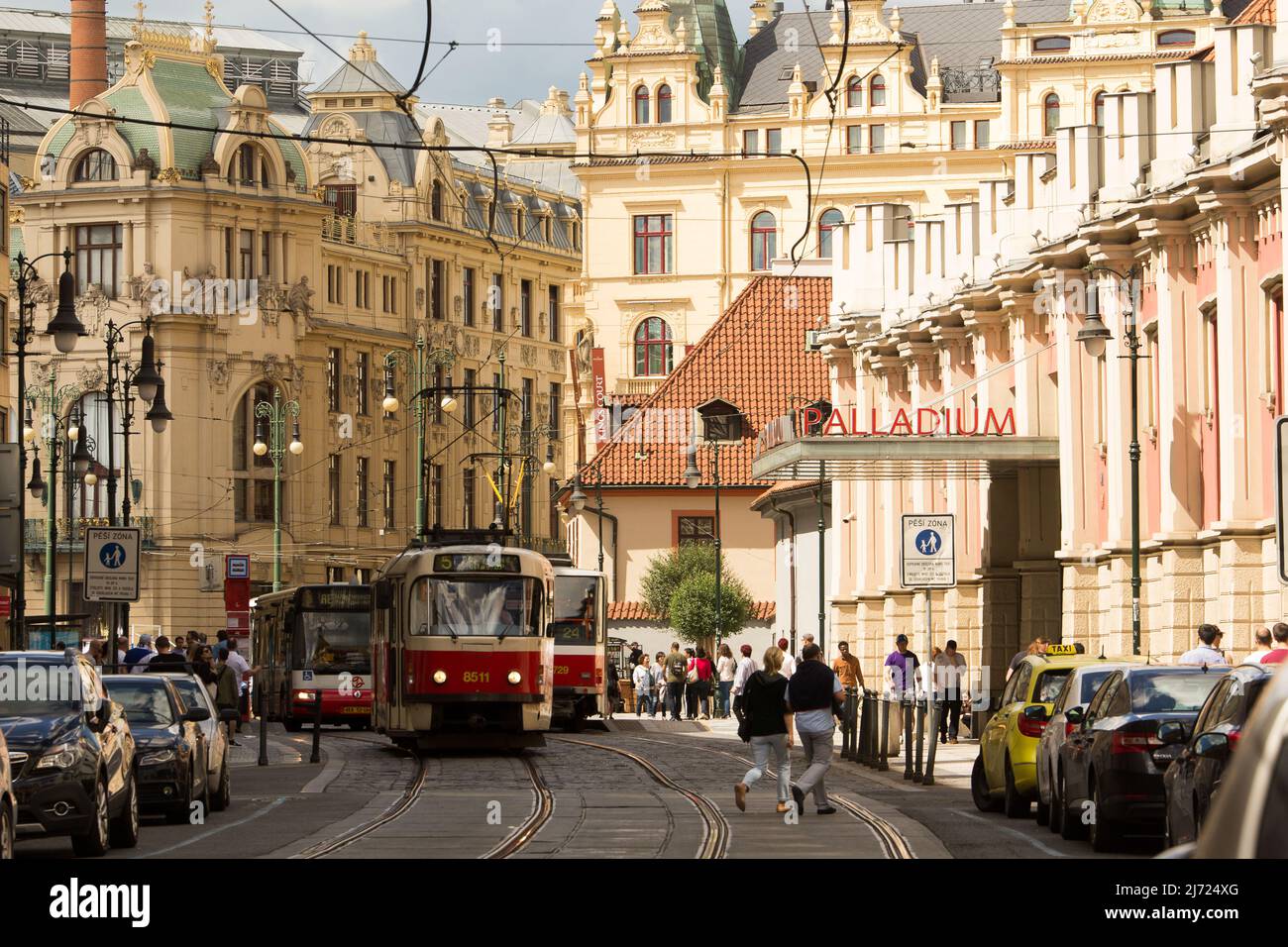 Prague, Czechia - 2016: Prague is a magnificent capital capable of ...