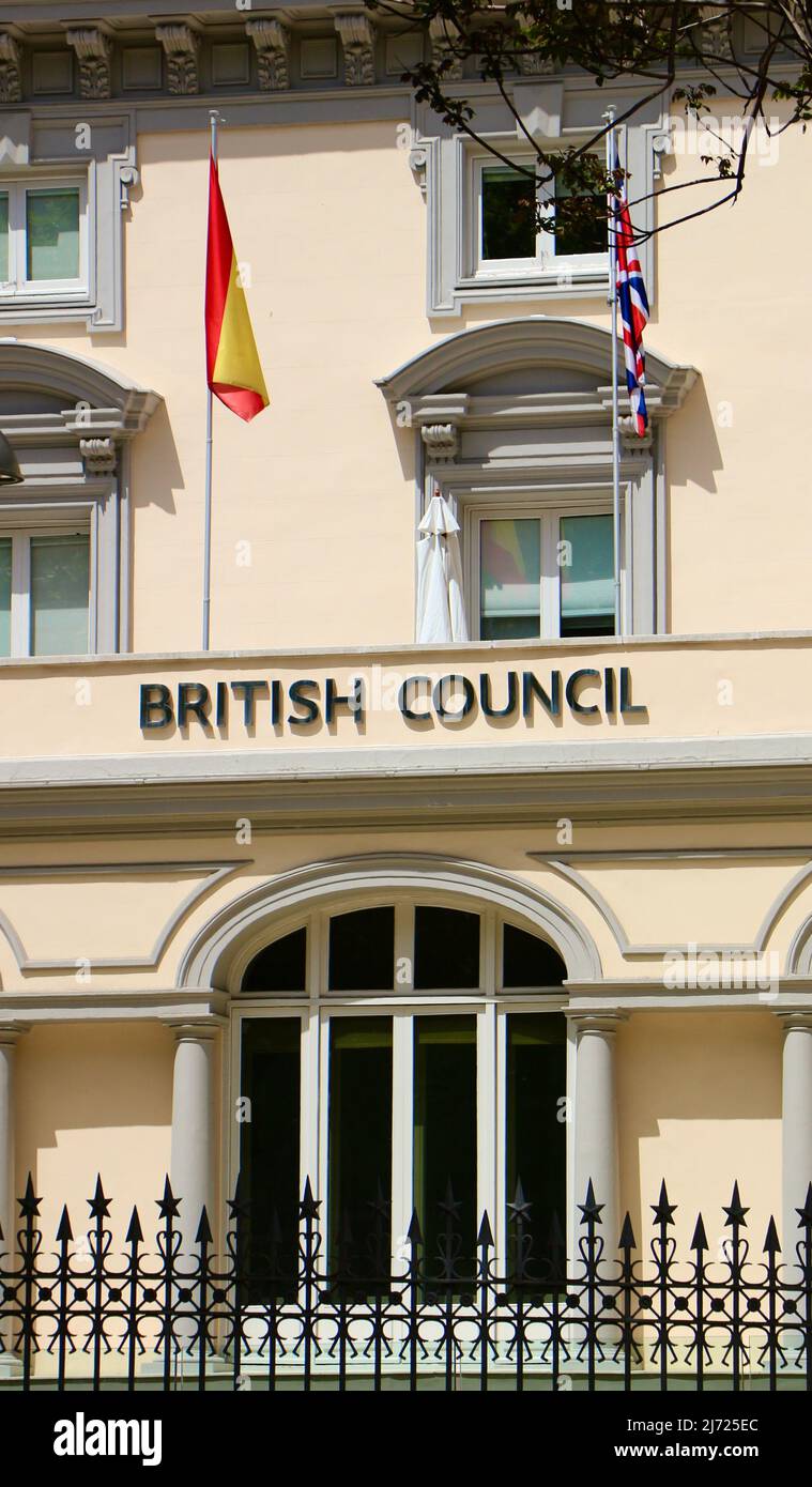 Facade of the The British Council building Paseo General Martinez ...