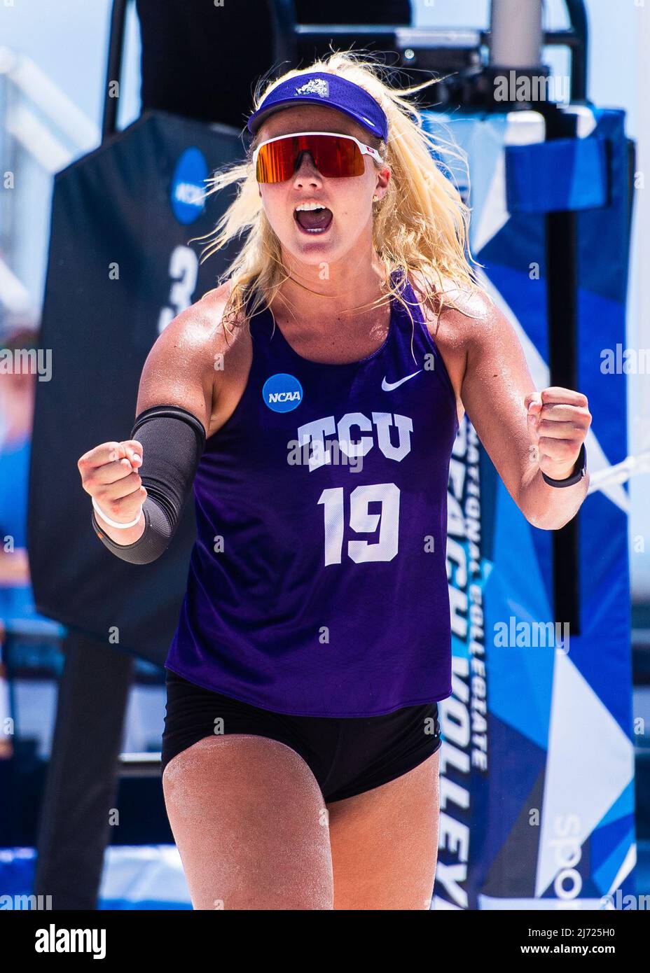 Gulf Shores, Alabama, USA: May 5, 2022, ALEXIS FILIPPONE celebrates a ...