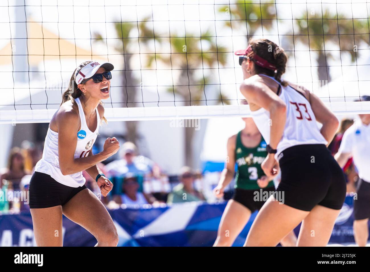 Gulf Shores, Alabama, USA: May 5, 2022, ALAINA CHACON (15) celebrates ...